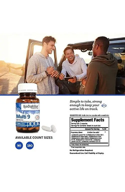 KYO-DOPHILUS Multi 9 Probiotic, Strong Gut Health Balance And Support