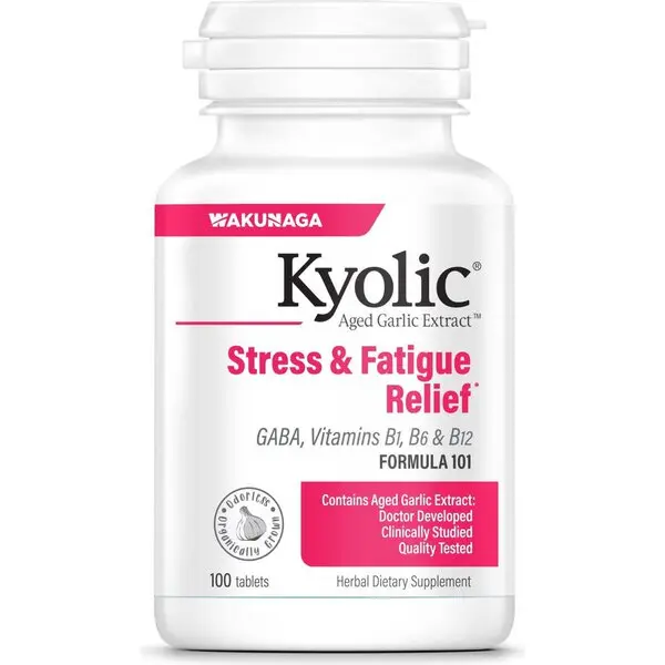 KYOLIC Aged Garlic Extract Formula 101, Stress And Fatigue Relief - None