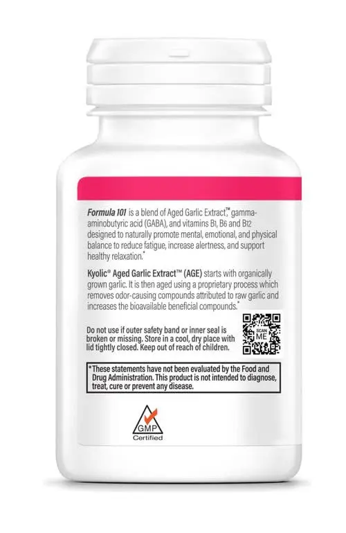 KYOLIC Aged Garlic Extract Formula 101, Stress And Fatigue Relief