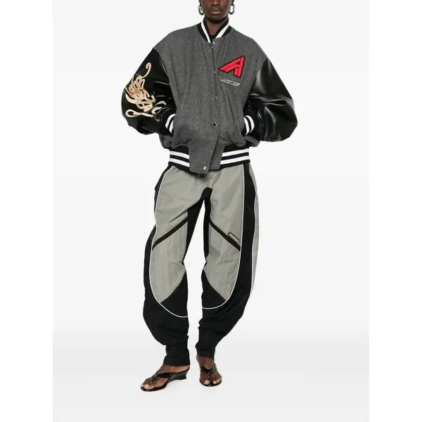 Attico Grey Jackets Bomber Jackets
