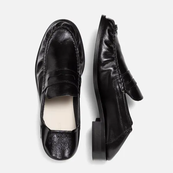 DUKE + DEXTER Cb Foldable Ruched Loafer