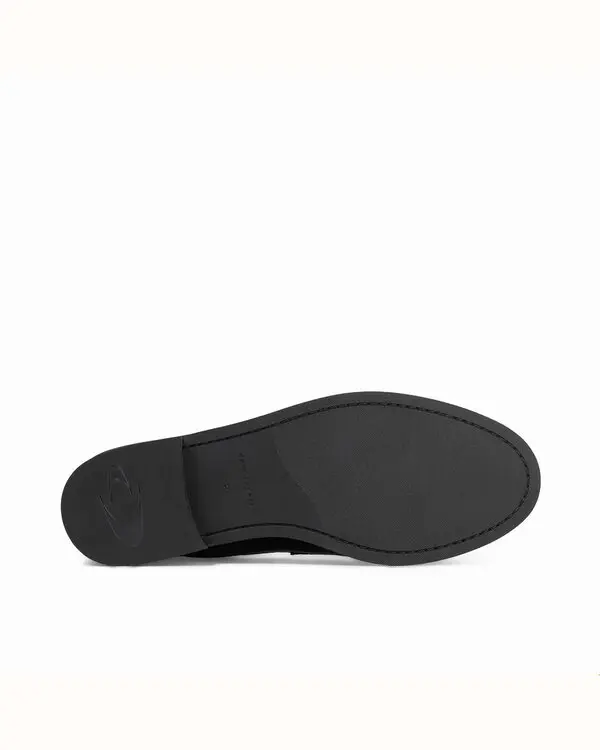 DUKE + DEXTER Foldable Ruched Loafer