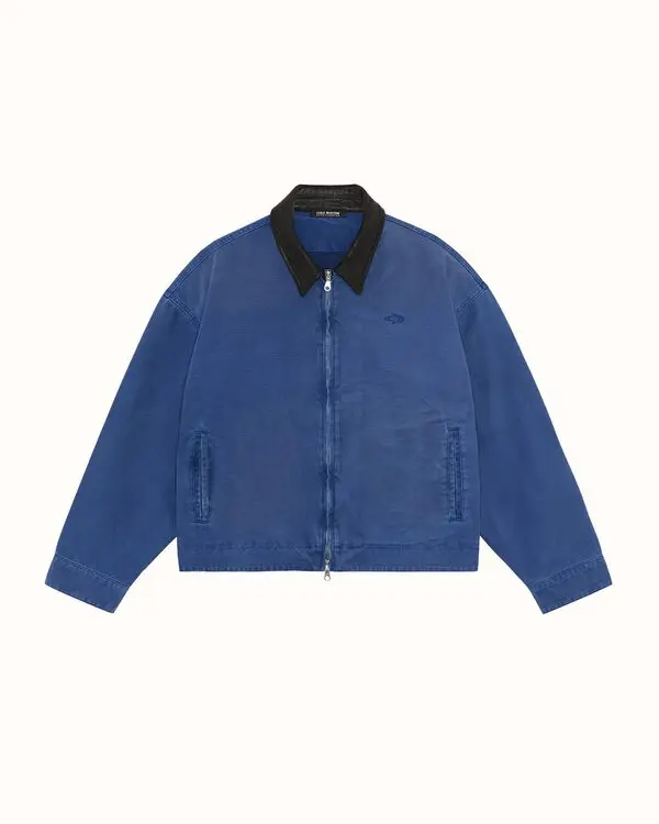 DUKE + DEXTER Cb Emblem Trucker Jacket - Blue