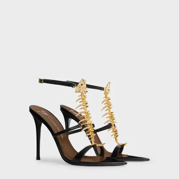 GIUSEPPE ZANOTTI Slim 2.0 105 Stiletto Sandals - Black