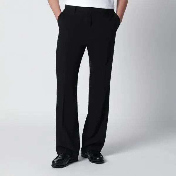 AMI Paris Wool Gabardine Trousers