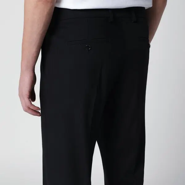 AMI Paris Wool Gabardine Trousers