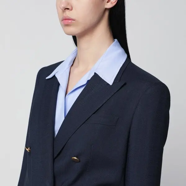 Tagliatore Navy Double-breasted Jacket
