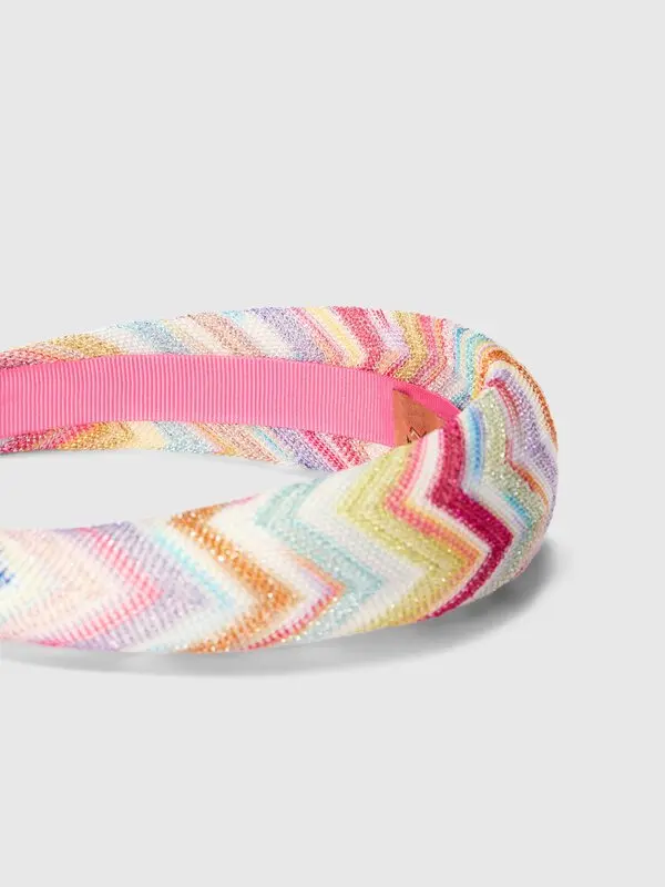 Missoni Zig Zag Motif Viscose Blend Headband