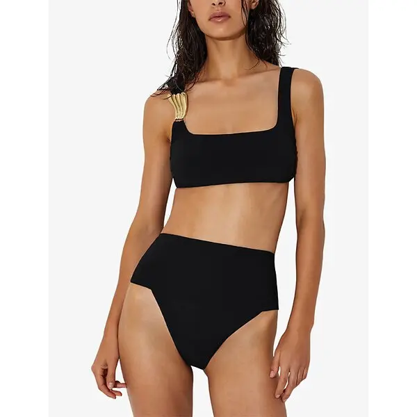 REISS Alba Hardware-detail Bikini Top