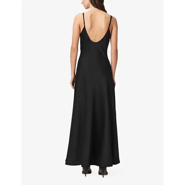 ALLSAINTS Irina V-neck Woven Maxi Dress