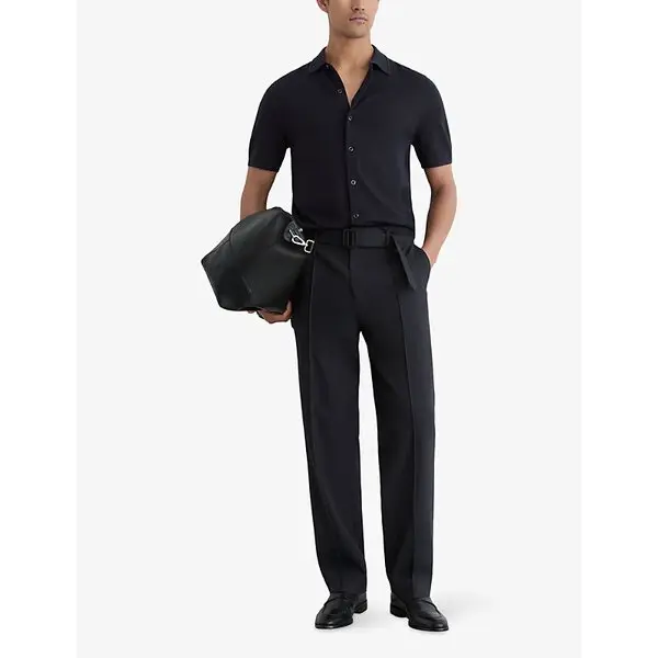 REISS Drayton Button-down Merino-wool Shirt