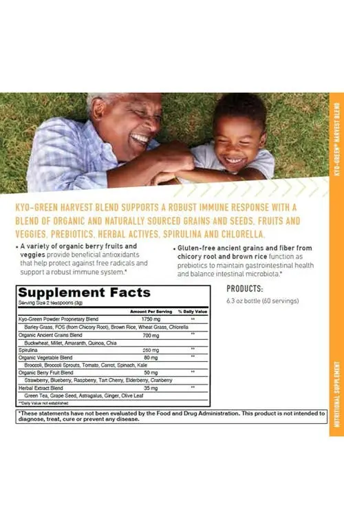 KYO-GREEN Harvest Blend, Immune Defense, Powdered Drink Mix