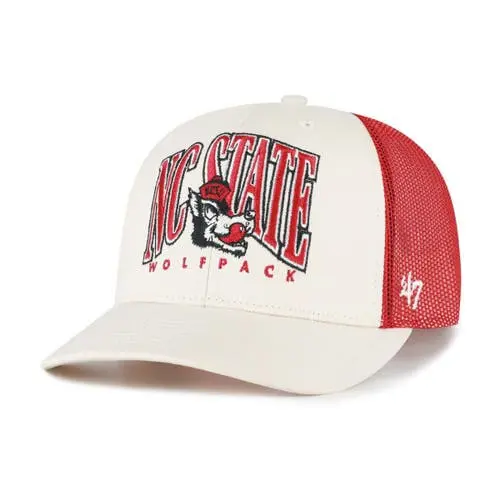 '47 47 Nc State Wolfpack Drawbridge Trucker Hat - Natural