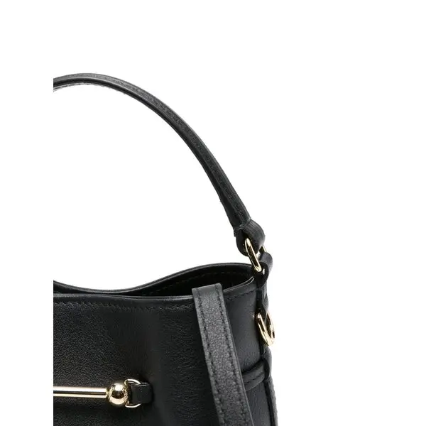 Strathberry Leather Tote Bag With Gold-tone Hardware - Black