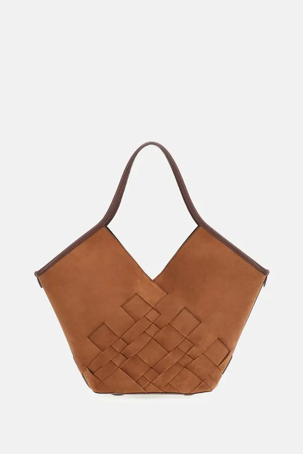 Hereu Coloma Suede Tote Bag - Multicolor