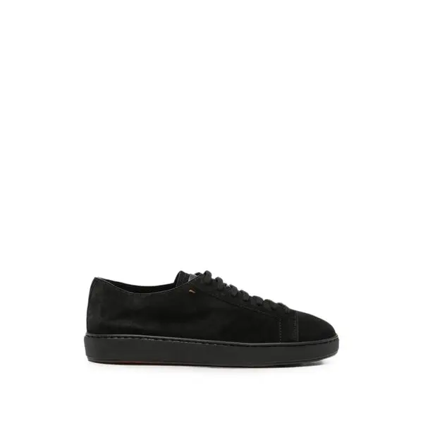 Santoni Suede Lace-up Trainers
