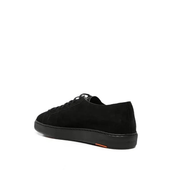 Santoni Suede Lace-up Trainers