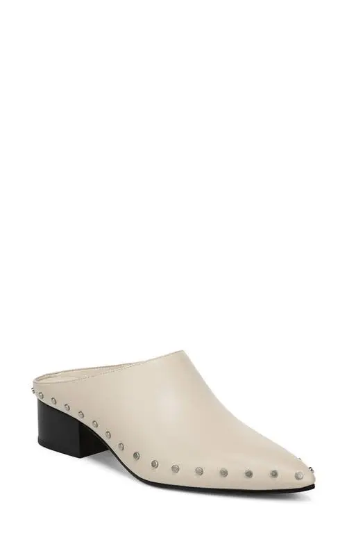 Vince August Studded Leather Mule - Moonlight
