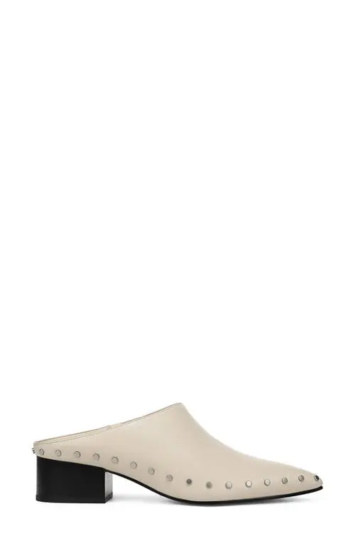 Vince August Studded Leather Mule - Moonlight
