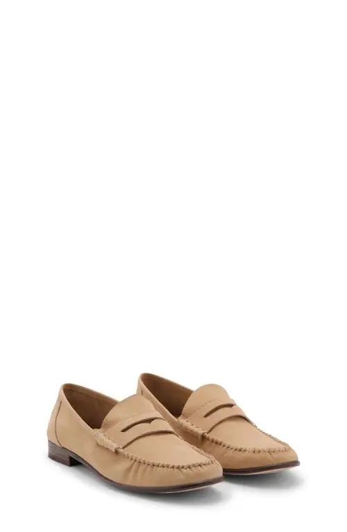 Mango Moccasin Penny Loafer - Beige