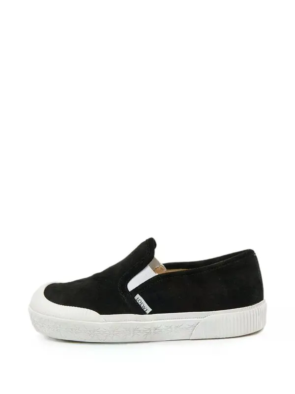 Loewe Terra Vulca Slip-on Sneakers - Black
