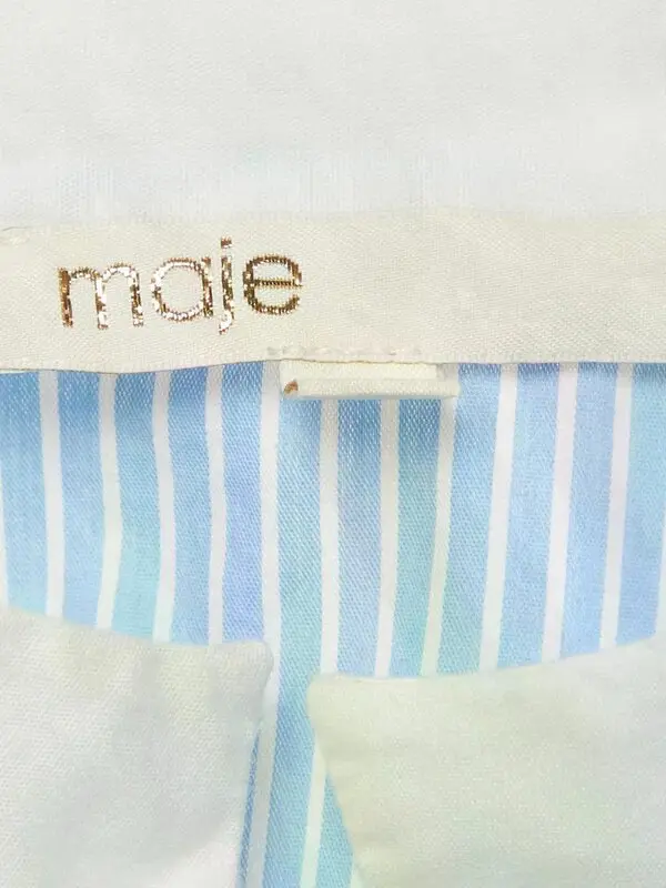 Maje Rarty Striped Mini Dress