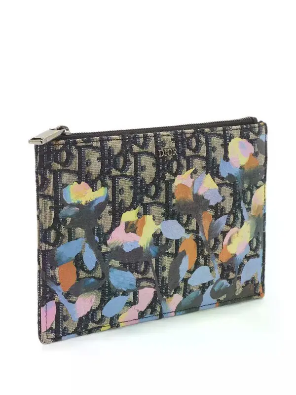 Dior X Alex Foxton 2019 Oblique Clutch Bag