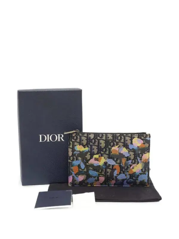Dior X Alex Foxton 2019 Oblique Clutch Bag