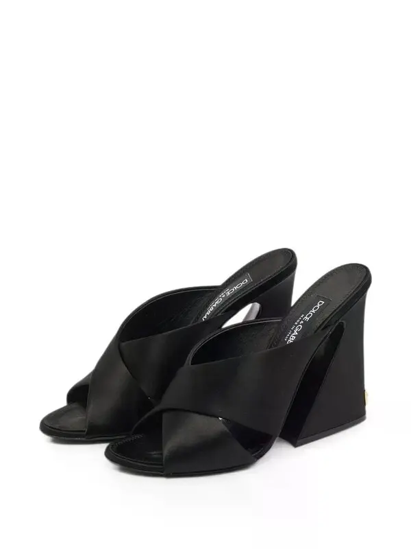 Dolce & Gabbana Criss-cross Satin Sandals