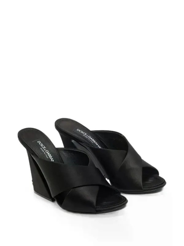 Dolce & Gabbana Criss-cross Satin Sandals