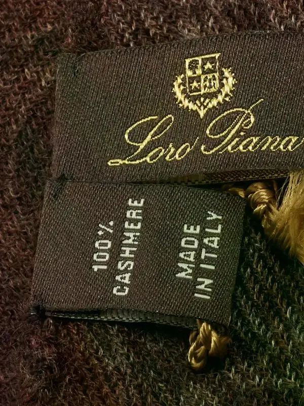 Loro Piana Jacquard Cashmere Scarf