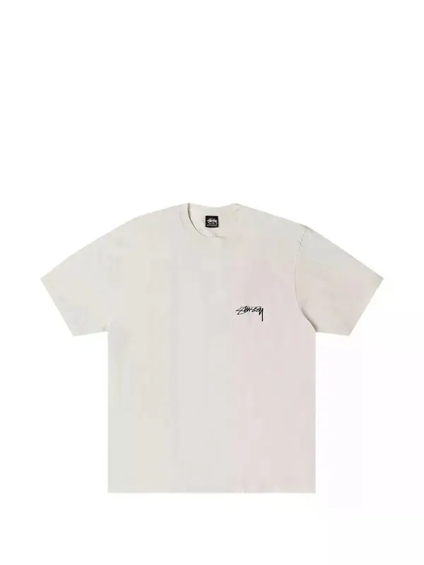 StÜssy Serpent Pigment-dyed T-shirt - Neutrals