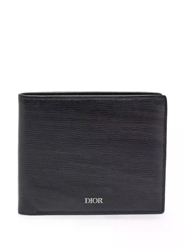 Dior 2019 Logo-detail Leather Wallet - Black