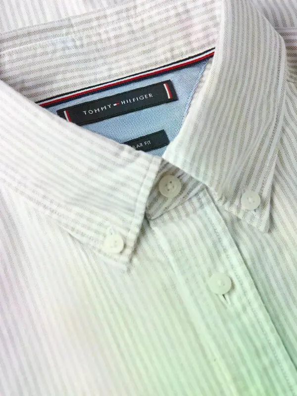 Tommy Hilfiger Heritage Oxford Stripe-print Shirt - White