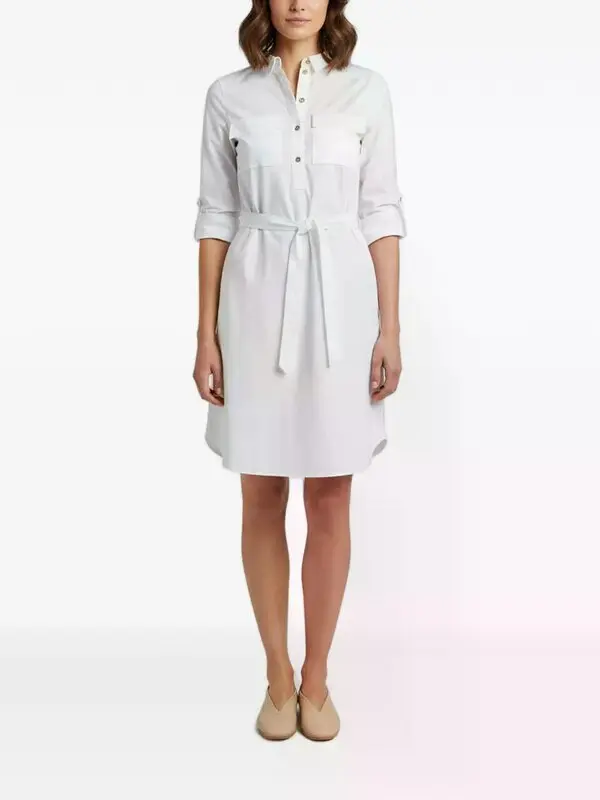 Burberry Belted Shirt Mini Dress