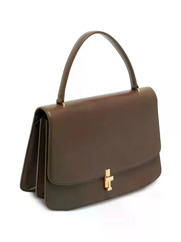 THE ROW Sofia Leather Tote Bag - Brown