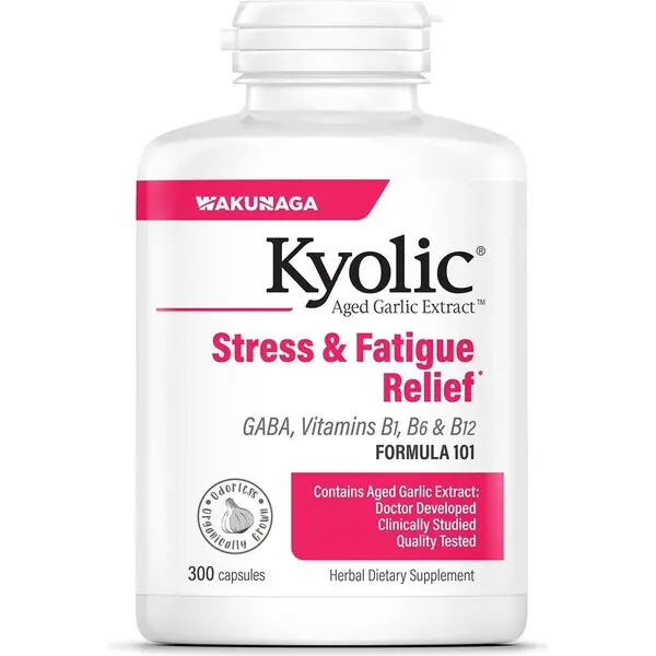 KYOLIC Aged Garlic Extract Formula 101, Stress And Fatigue Relief