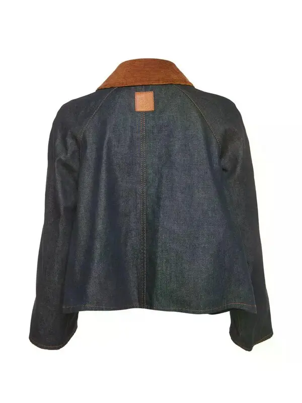 Loewe Corduroy-collar Denim Jacket