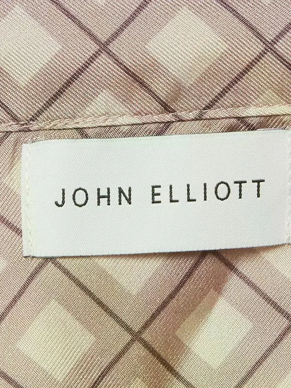 John Elliott Printed Silk Shirt