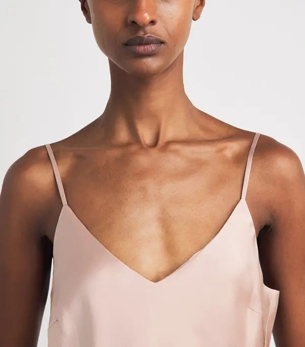 Harrods Silk Lace-trim Cami Pyjama Set