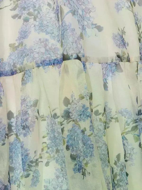 424 Floral-print Tiered Maxi Dress