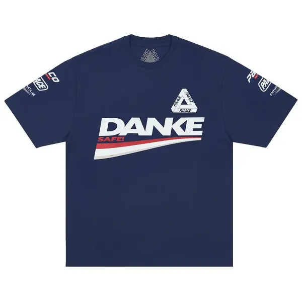 PALACE Danke T-shirt 'navy