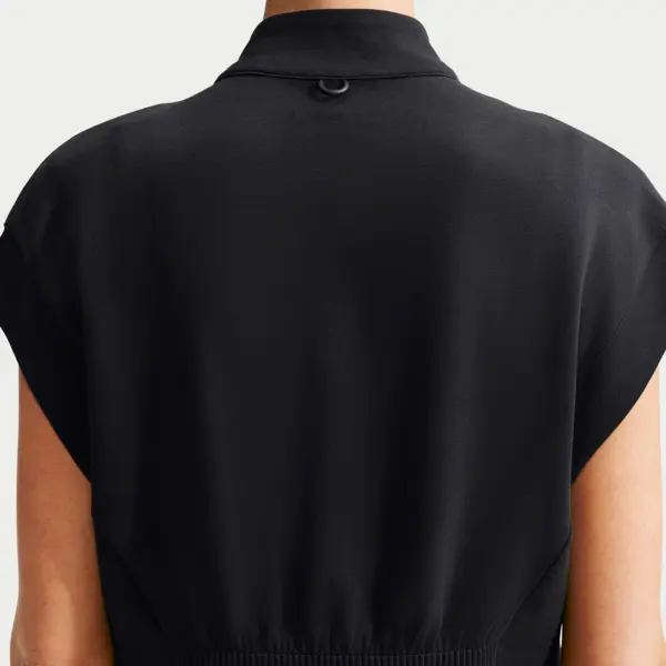 Nike 24.7 Impossiblysoft Dri-fit Full-zip Tunic - Black