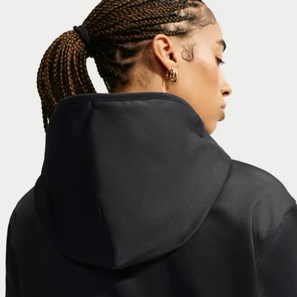 Nike Studio Fleece Sport Therma-fit Full-zip Hoodie - Black
