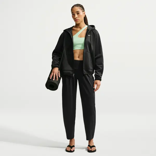 Nike Studio Fleece Sport Therma-fit Full-zip Hoodie - Black