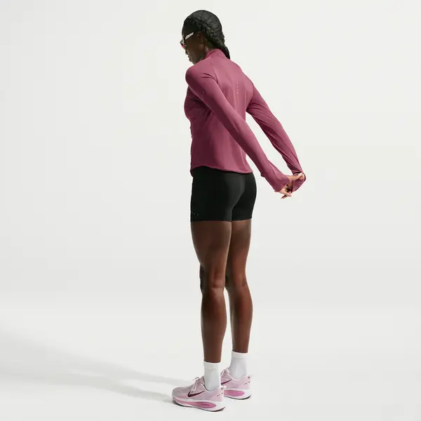 Nike Swift Dri-fit Uv 1/4-zip Running Top