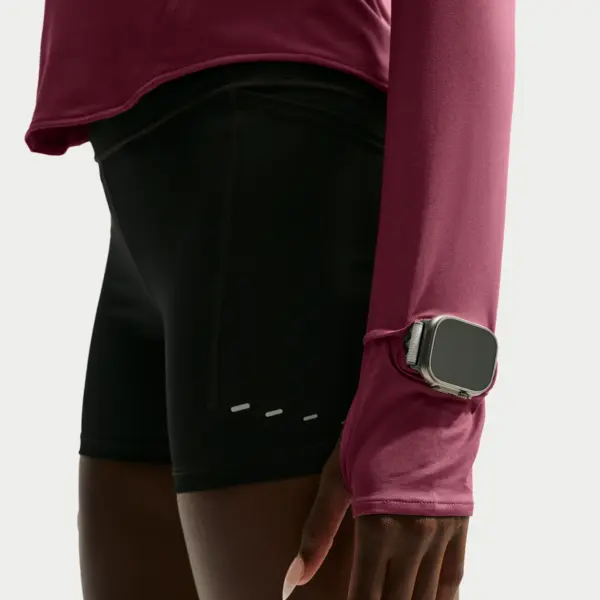 Nike Swift Dri-fit Uv 1/4-zip Running Top