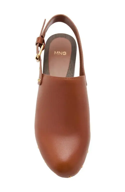 Mango Studded Slingback Clog