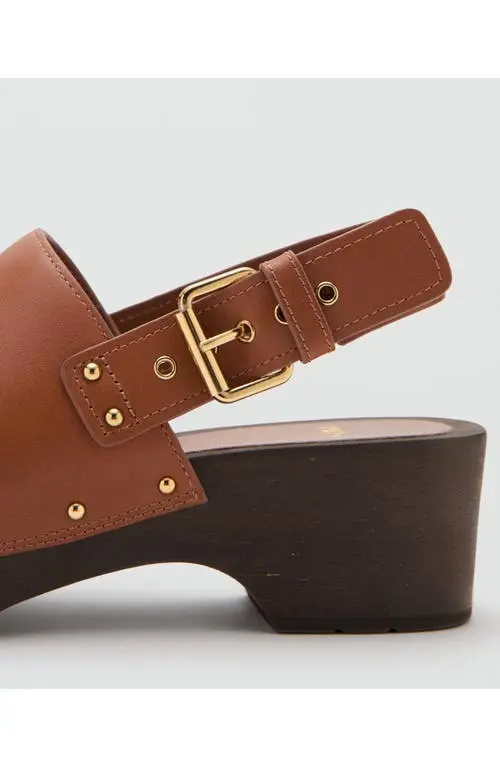 Mango Studded Slingback Clog