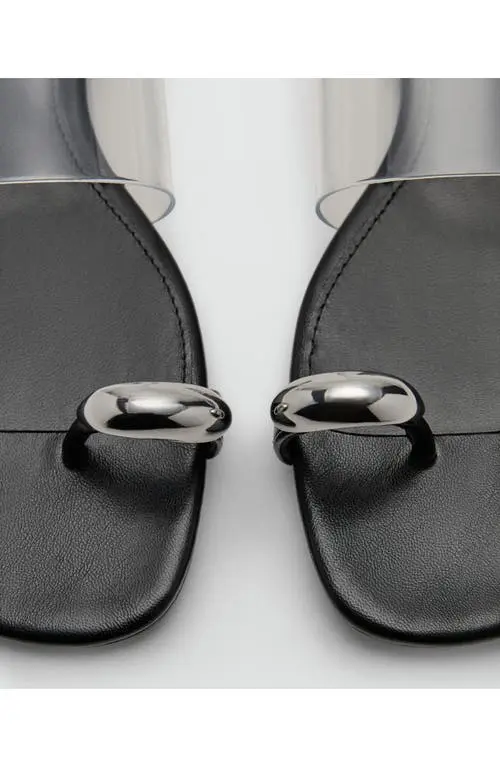 Mango Transparent Slide Sandal